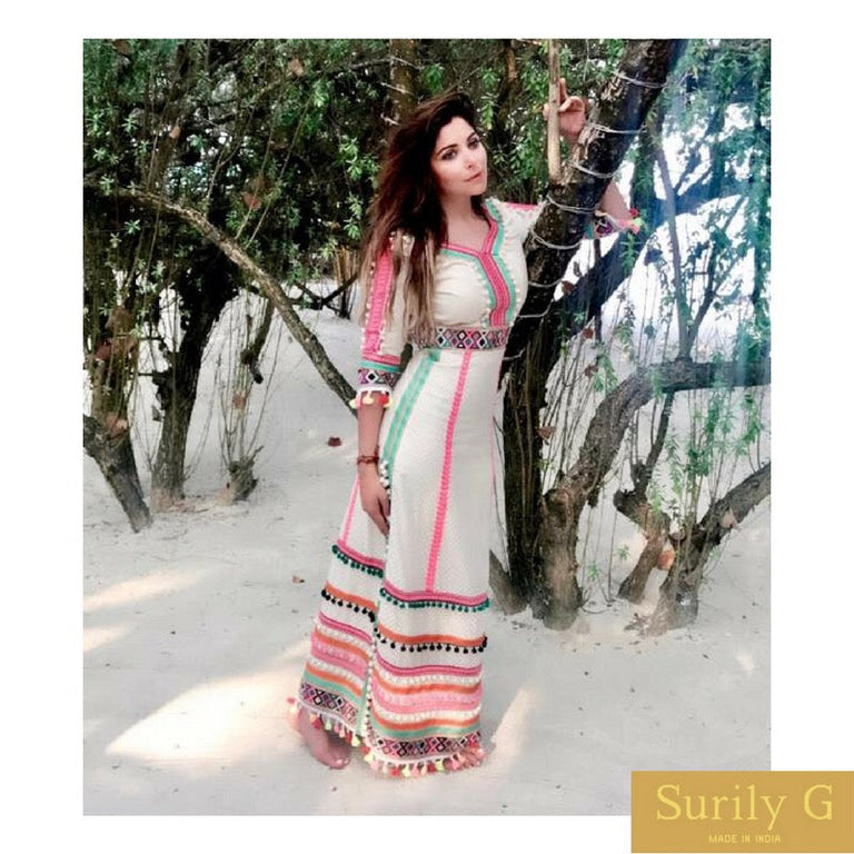 Maxi Border Tunic – Surily G